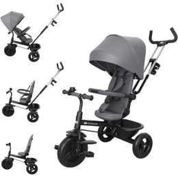 Dreirad Kinderkraft "ASTON 2", grau, Dreir&auml;der, Kinder, mitwachsend
