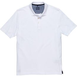 Poloshirt MARVELIS, Herren, Gr. L, wei&szlig;, Piqu&eacute;, Obermaterial: 100% Baumwolle, normal normal, Shirts, Pique, normale Passform