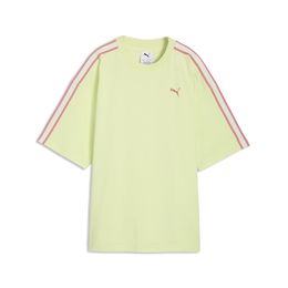 T-Shirt Puma "Oversized Graphic T-Shirt M&auml;dchen", Jungen, Gr. 152, apple spritz gr&uuml;n, Obermaterial: 100% Baumwolle. Rippe: 20% Polyester, 80% Baumwolle, oversize, Rundhals, Shirts T-Shirt