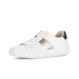 Gabor Damen Sneaker "Sneaker low", Gr. 40wei&szlig;, Schuhe