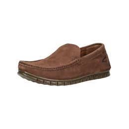 Slipper Camel Active "Camel Active Slipper Nubukleder", Herren, Gr. 43, braun, Nubukleder, Schuhe Slipper