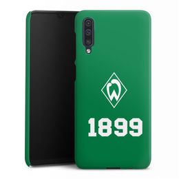 DeinDesign Galaxy A50 Handy Premium Case Smartphone Handyh&uuml;lle Schutzh&uuml;lle matt Sv Werder Bremen Official Licensed Product Statement Premium Case