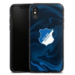 DeinDesign iPhone X Handy Silikon H&uuml;lle Case schwarz Handyh&uuml;lle Official Licensed Product Jersey Tsg 1899 Hoffenheim