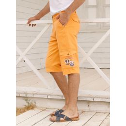 Bermudas Catamaran, Herren, Gr. 48, Normalgr&ouml;&szlig;en, orange (ocker), 98% Baumwolle, 2% Elasthan, unifarben, Hosen Bermudas
