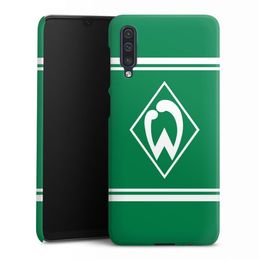 DeinDesign Galaxy A50 Handy Premium Case Smartphone Handyh&uuml;lle Schutzh&uuml;lle matt Sv Werder Bremen Official Licensed Product Logo Premium Case