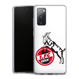 DeinDesign Galaxy S20 FE 5G Handy Silikon H&uuml;lle Case transparent Handyh&uuml;lle Official Licensed Product 1. Fc K&ouml;ln Coat Of Arms Silikon Case