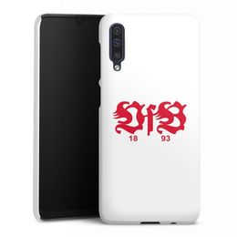 DeinDesign Galaxy A50 Handy Premium Case Smartphone Handyh&uuml;lle Schutzh&uuml;lle matt Official Licensed Product Lettering Vfb Stuttgart Premium Case