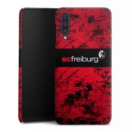 DeinDesign Galaxy A50 Handy Premium Case Smartphone Handyh&uuml;lle Schutzh&uuml;lle matt Official Licensed Product Sc Freiburg Logo Premium Case
