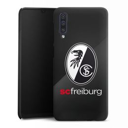 DeinDesign Galaxy A50 Handy Premium Case Smartphone Handyh&uuml;lle Schutzh&uuml;lle matt Sc Freiburg Lettering Logo Premium Case