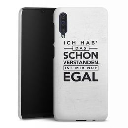 DeinDesign Galaxy A50 Handy Premium Case Smartphone Handyh&uuml;lle Schutzh&uuml;lle matt Spruch Sayings Statement Premium Case