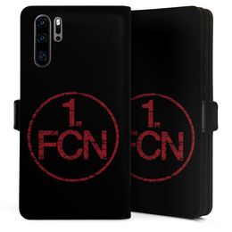 DeinDesign Huawei P30 Pro Handy Klapph&uuml;lle Handyh&uuml;lle aus Kunst Leder schwarz Flip Case Merchandise Sideflip mit langer Lasche