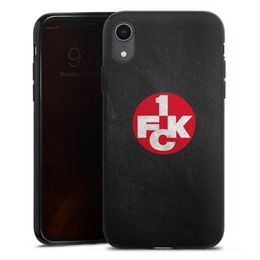 DeinDesign iPhone Xr Handy Silikon H&uuml;lle Case schwarz Handyh&uuml;lle 1. Fc Kaiserslautern Official Licensed Product 1. Fck
