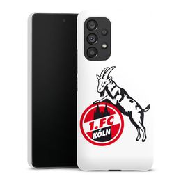 DeinDesign Galaxy A53 5G Handy Premium Case Smartphone Handyh&uuml;lle Schutzh&uuml;lle gl&auml;nzend Official Licensed Product 1. Fc K&ouml;ln Coat Of Arms Premium Case