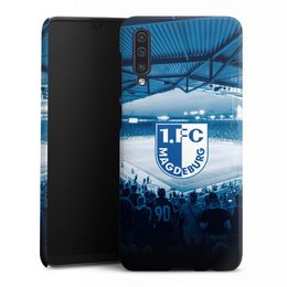 DeinDesign Galaxy A50 Handy Premium Case Smartphone Handyh&uuml;lle Schutzh&uuml;lle matt Stadium 1. Fcm 1. Fc Magdeburg Premium Case