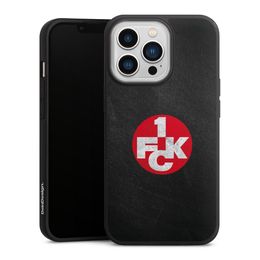 DeinDesign iPhone 13 Pro Handy Premium Silikon H&uuml;lle Handyh&uuml;lle schwarz Case 1. Fc Kaiserslautern Official Licensed Product 1. Fck Silikon Premium Case