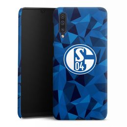 DeinDesign Galaxy A50 Handy Premium Case Smartphone Handyh&uuml;lle Schutzh&uuml;lle matt Camouflage Fc Schalke 04 Muster Premium Case