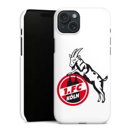 DeinDesign iPhone 15 Plus Handy Premium Case Smartphone Handyh&uuml;lle Schutzh&uuml;lle gl&auml;nzend Official Licensed Product Coat Of Arms 1. Fc K&ouml;ln Premium Case