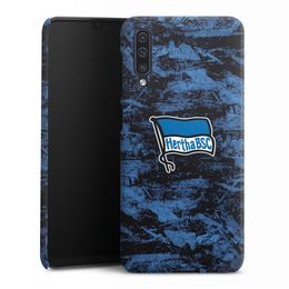 DeinDesign Galaxy A50 Handy Premium Case Smartphone Handyh&uuml;lle Schutzh&uuml;lle matt Flag Hertha Bsc Logo Premium Case
