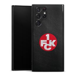 DeinDesign Galaxy S22 Ultra Handy Silikon H&uuml;lle Case schwarz Handyh&uuml;lle 1. Fc Kaiserslautern Official Licensed Product 1. Fck