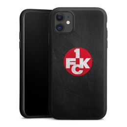 DeinDesign iPhone 11 Handy Premium Silikon H&uuml;lle Handyh&uuml;lle schwarz Case 1. Fc Kaiserslautern Official Licensed Product 1. Fck Silikon Premium Case