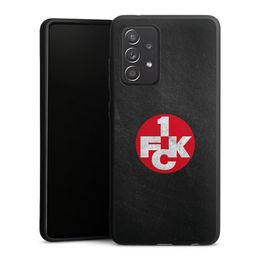 DeinDesign Galaxy A52s 5G Handy Premium Silikon H&uuml;lle Handyh&uuml;lle schwarz Case 1. Fc Kaiserslautern Official Licensed Product 1. Fck Silikon Premium Case