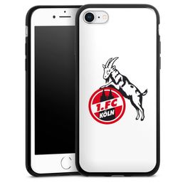 DeinDesign iPhone SE (2020) Handy Slim Case extra d&uuml;nn Silikon Handyh&uuml;lle schwarz H&uuml;lle Official Licensed Product 1. Fc K&ouml;ln Coat Of Arms Silikon Slim Case