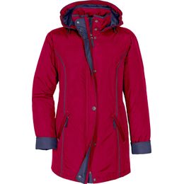 Damen Funktionsjacke mit weitenregulierbarem Saum rot, Gr&ouml;&szlig;e 56