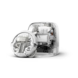 DJI Saugroboter "DJI ROMO P", transparent, B:35cm H:10cm T:35cm, Saugroboter, Transparenter Saugroboter mit Absaugstation und App-Steuerung