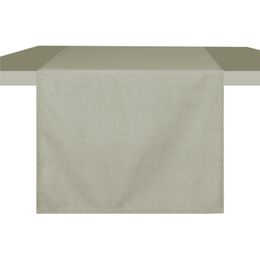Tischl&auml;ufer OTTO HOME "Aolva" Gr. 1, beige, B:140cm L:40cm, Polyester, Tischdecken, verschiedene Gr&ouml;&szlig;en, basic, modern, Esszimmer, Tisch, Deko, K&uuml;che