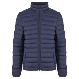 Allwetterjacke Urban Classics "Urban Classics Basic Light Weight Jacket", Herren, Gr. M, blau (navy), 100% Polyester, unifarben, normal, ohne Ausschnitt, Jacken