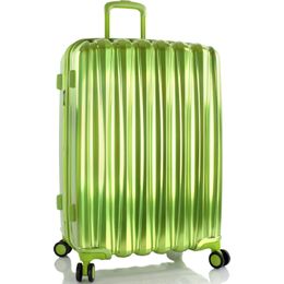 Hartschalen-Trolley Heys "Astro, verschiedene Gr&ouml;&szlig;en und Farben", Gr. B/H/T: 51cm x 76cm x 30cm 104 l, gr&uuml;n, Polycarbonat-Verbundwerkstoff, festlich, Koffer, Heys Reisegep&auml;ck TSA Schloss Volumenerweiterung
