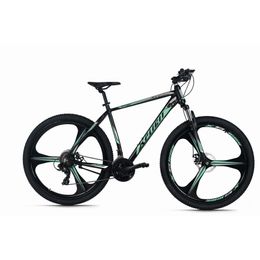 Mountainbike WYLD "WYLD Mountainbike Hardtail 29" Xplicit schwarz-mint" Gr. 53, schwarz, mint, schwarz, Fahrr&auml;der, Herren, 53cm, 29 Zoll (73,66cm) hinten: 29 Zoll (73,66cm)