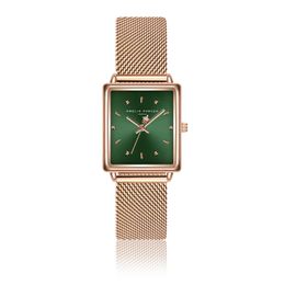 Quarzuhr AMELIA PARKER "AE9-B028R", rosa (rose gold), Armbanduhren, Damen, Quarzuhr