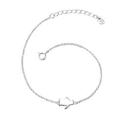 Glanzst&uuml;cke M&uuml;nchen Gliederarmband GLANZST&Uuml;CKE M&Uuml;NCHEN "A1315", silber, Armb&auml;nder, Damen, Silber 925 (Sterlingsilber), Gliederarmband, aus Sterling Silber