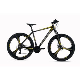 Mountainbike WYLD "WYLD Mountainbike Hardtail 29" Xplicit schwarz-gelb" Gr. 53, schwarz, gelb, schwarz, Fahrr&auml;der, Herren, 53cm, 29 Zoll (73,66cm) hinten: 29 Zoll (73,66cm)
