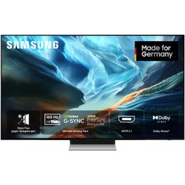 Samsung OLED-Fernseher "GQ65S90HAE", Energieeffizienz: E (A-G), graphitschwarz, 65 &Prime;, Fernseher
