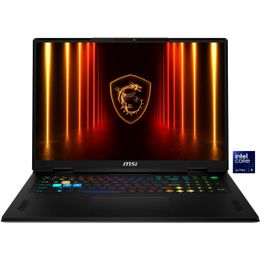 MSI Gaming-Notebook "Vector 18 HX AI A2XWJG-657", cosmos, grau, 32 GB RAM 2.000 GB SSD, Core Ultra 9, Windows 11 Home, Notebooks