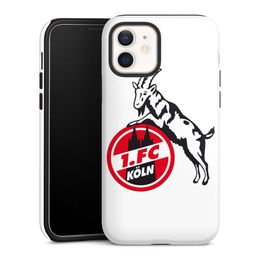 DeinDesign iPhone 12 mini Handy Panzer Handyh&uuml;lle robuste Outdoor H&uuml;lle Schutzh&uuml;lle gl&auml;nzend Official Licensed Product Coat Of Arms 1. Fc K&ouml;ln Tough Case