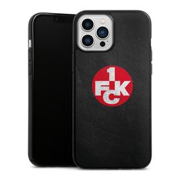 DeinDesign iPhone 13 Pro Max Handy Silikon H&uuml;lle Case schwarz Handyh&uuml;lle 1. Fc Kaiserslautern Official Licensed Product 1. Fck