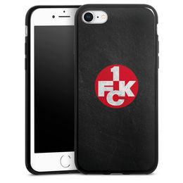 DeinDesign iPhone SE (2020) Handy Slim Case extra d&uuml;nn Silikon Handyh&uuml;lle schwarz H&uuml;lle Official Licensed Product 1. Fc Kaiserslautern 1. Fck Silikon Slim Case