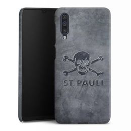 DeinDesign Galaxy A50 Handy Premium Case Smartphone Handyh&uuml;lle Schutzh&uuml;lle matt Logo Fc St. Pauli Concrete Premium Case