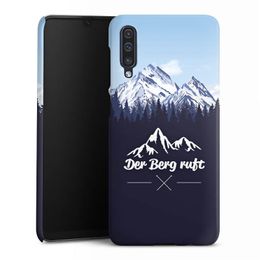 DeinDesign Galaxy A50 Handy Premium Case Smartphone Handyh&uuml;lle Schutzh&uuml;lle matt Wanderlust Sky Mountain Premium Case