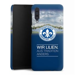DeinDesign Galaxy A50 Handy Premium Case Smartphone Handyh&uuml;lle Schutzh&uuml;lle matt Official Licensed Product Sv Darmstadt 98 Coat Of Arms Premium Case