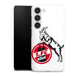 DeinDesign Galaxy S23 Handy Premium Case Smartphone Handyh&uuml;lle Schutzh&uuml;lle matt Official Licensed Product Coat Of Arms 1. Fc K&ouml;ln Premium Case