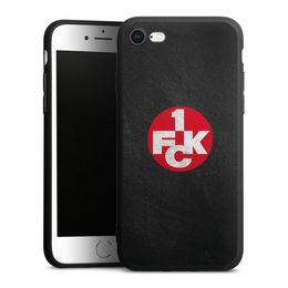 DeinDesign iPhone SE (2022) Handy Premium Silikon H&uuml;lle Handyh&uuml;lle schwarz Case 1. Fc Kaiserslautern Official Licensed Product 1. Fck Silikon Premium Case