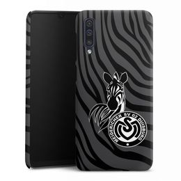 DeinDesign Galaxy A50 Handy Premium Case Smartphone Handyh&uuml;lle Schutzh&uuml;lle matt Zebra Msv Duisburg Muster Premium Case