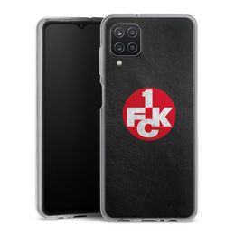 DeinDesign Galaxy A12 Handy Silikon H&uuml;lle Case transparent Handyh&uuml;lle Official Licensed Product 1. Fc Kaiserslautern 1. Fck Silikon Case