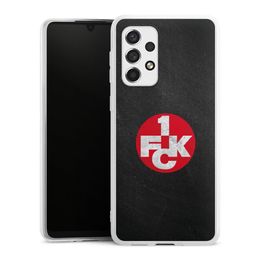 DeinDesign Galaxy A33 5G Handy Silikon H&uuml;lle Case transparent Handyh&uuml;lle Official Licensed Product 1. Fc Kaiserslautern 1. Fck Silikon Case