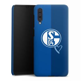 DeinDesign Galaxy A50 Handy Premium Case Smartphone Handyh&uuml;lle Schutzh&uuml;lle matt Heart Schalke 04 Fc Schalke 04 Premium Case