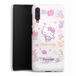 DeinDesign Galaxy A50 Handy Premium Case Smartphone Handyh&uuml;lle Schutzh&uuml;lle matt Water Colour Hello Kitty Merchandise Premium Case